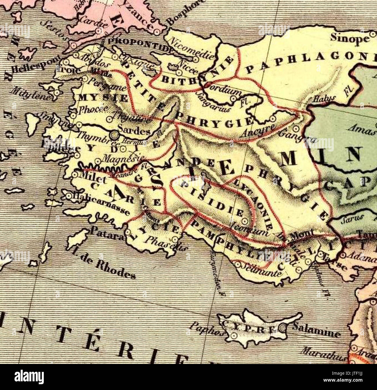 Andriveau goujon map hi-res stock photography and images - Alamy