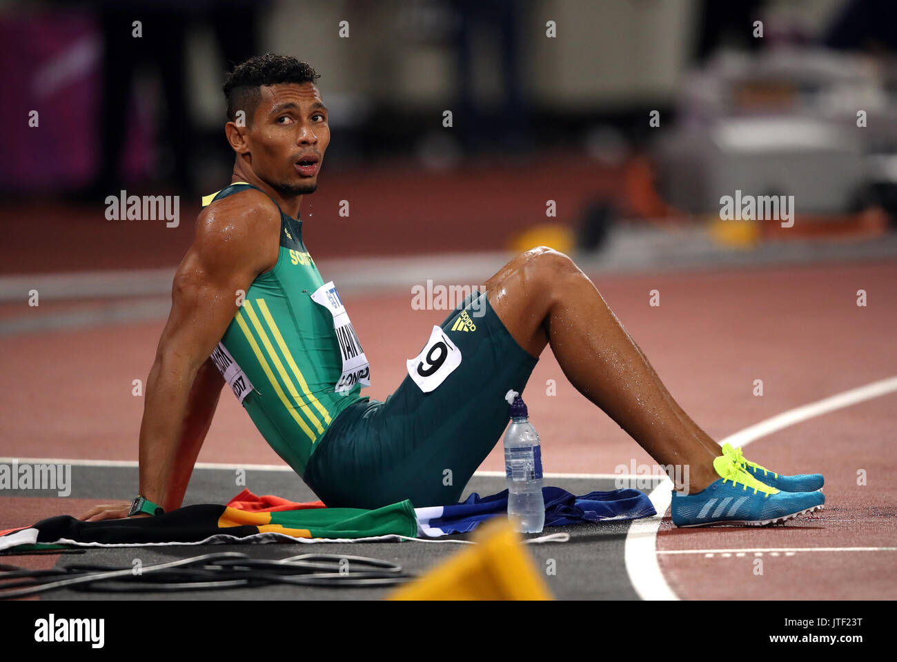 South Africa's Wayde Van Niekerk after winning the Men's 400m Final ...