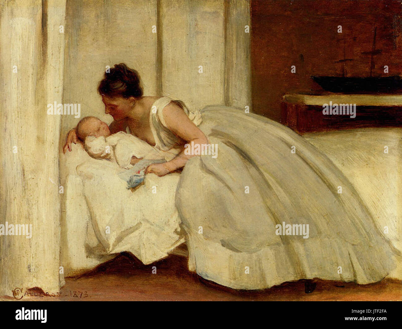 Philip Hermogenes Calderon Letter from Daddy Stock Photo - Alamy