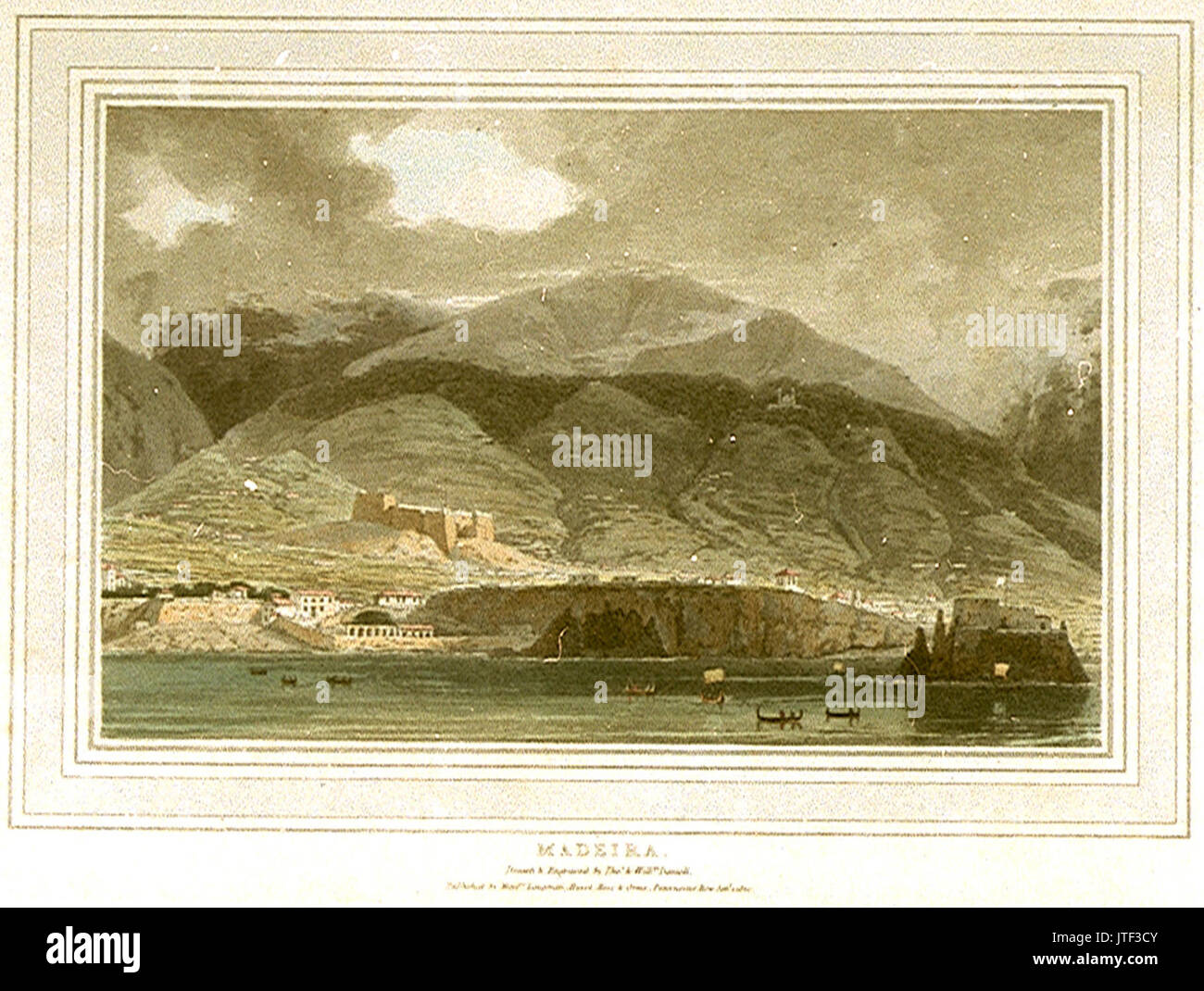 Thomas Daniell Madeira (1810 Stock Photo - Alamy