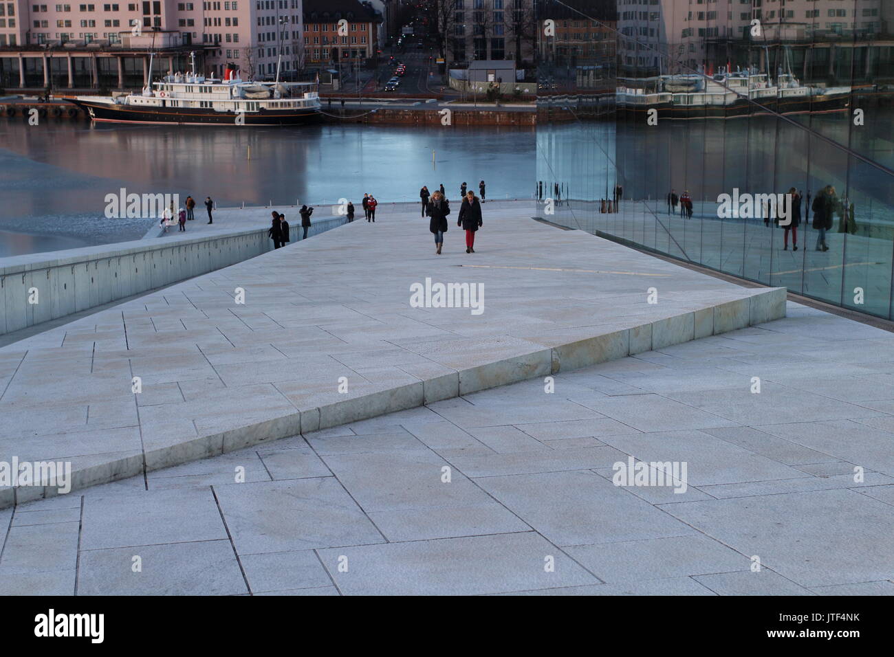 Oslo opera house roof hi-res stock photography and images - Alamy