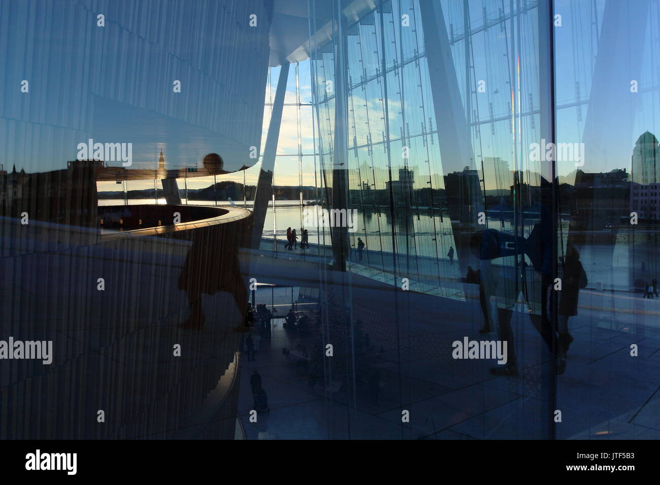interior of Oslo Opera House, Oslo, Norway Stock Photo - Alamy