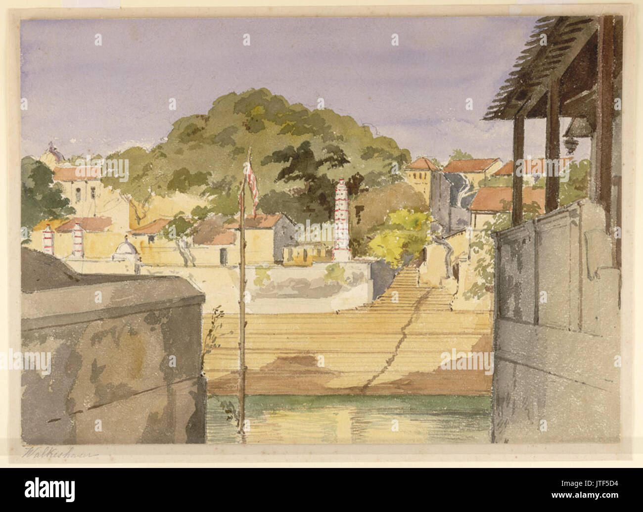 Walkeshwar temple temple hi-res stock photography and images - Alamy