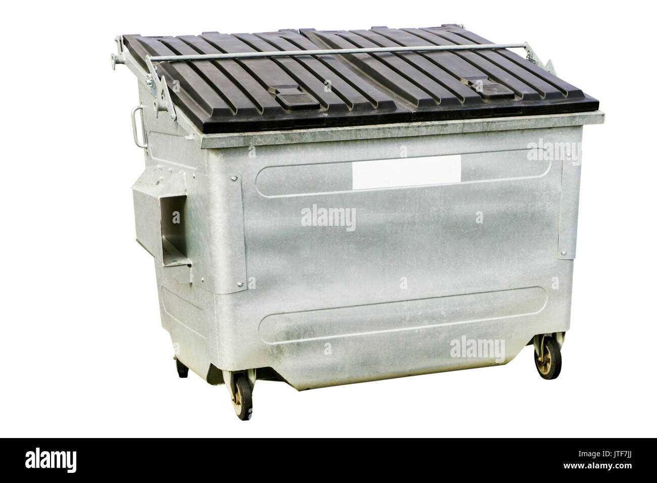 Metal container bin waste industrial Cut Out Stock Images & Pictures ...