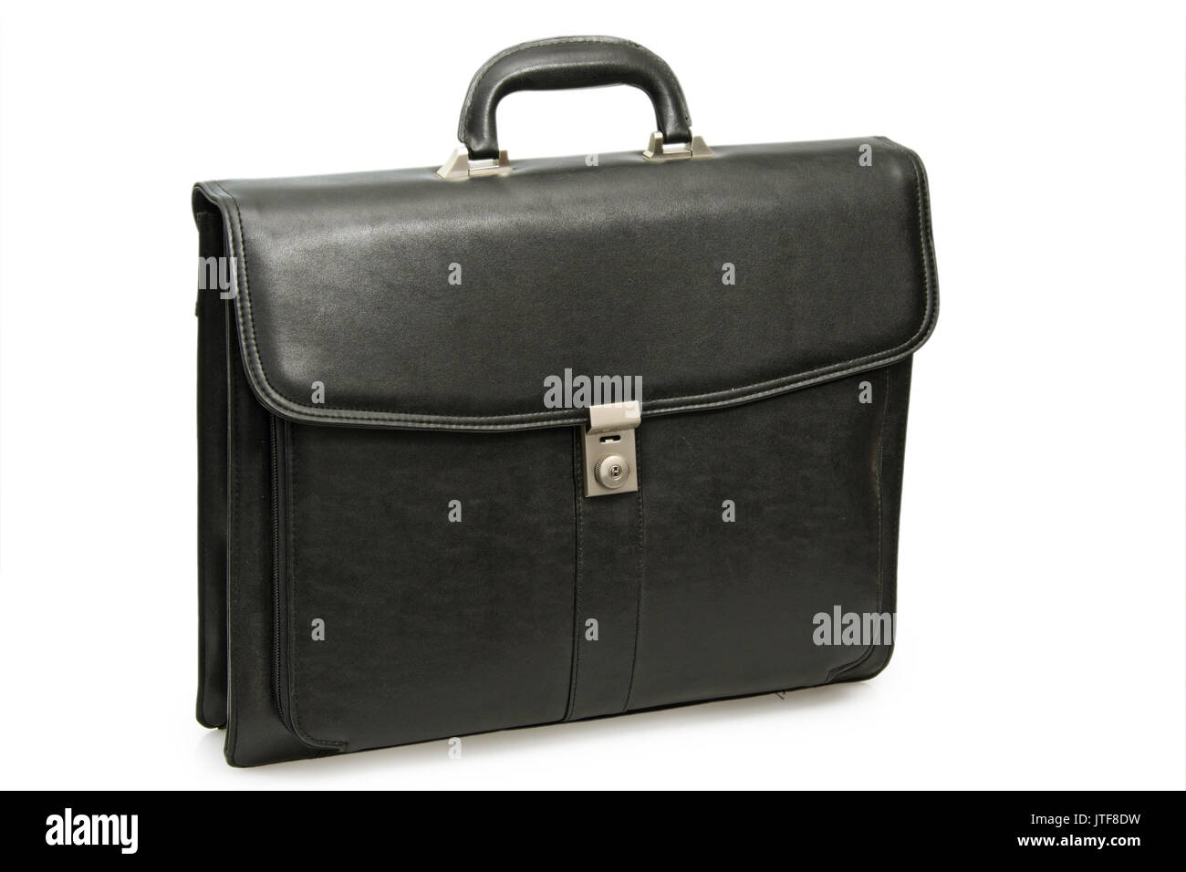 Black briefcase on bright background Stock Photo - Alamy