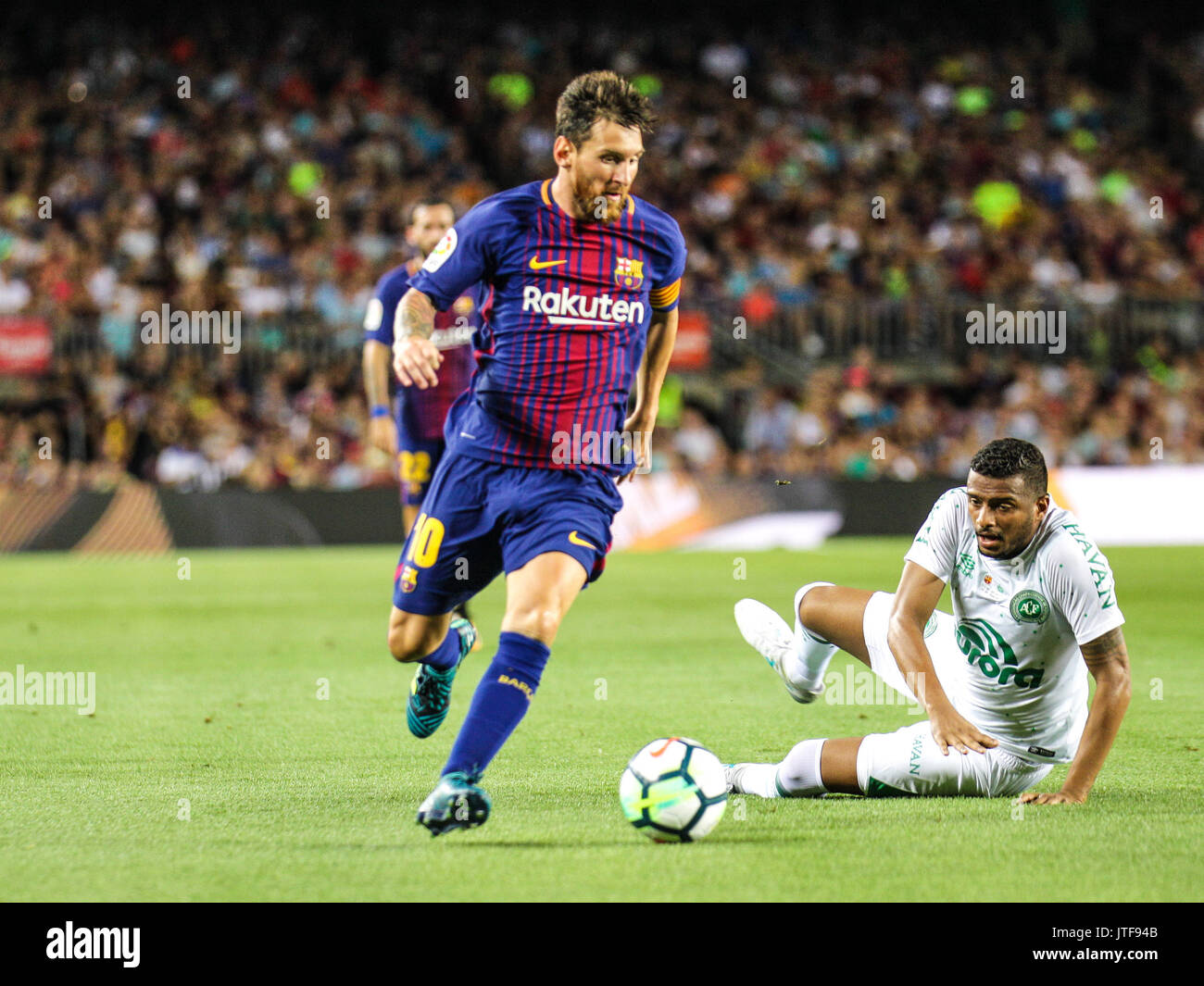 Great action of Leo Messi during the match. 52nd Joan Gamper Trophy ...
