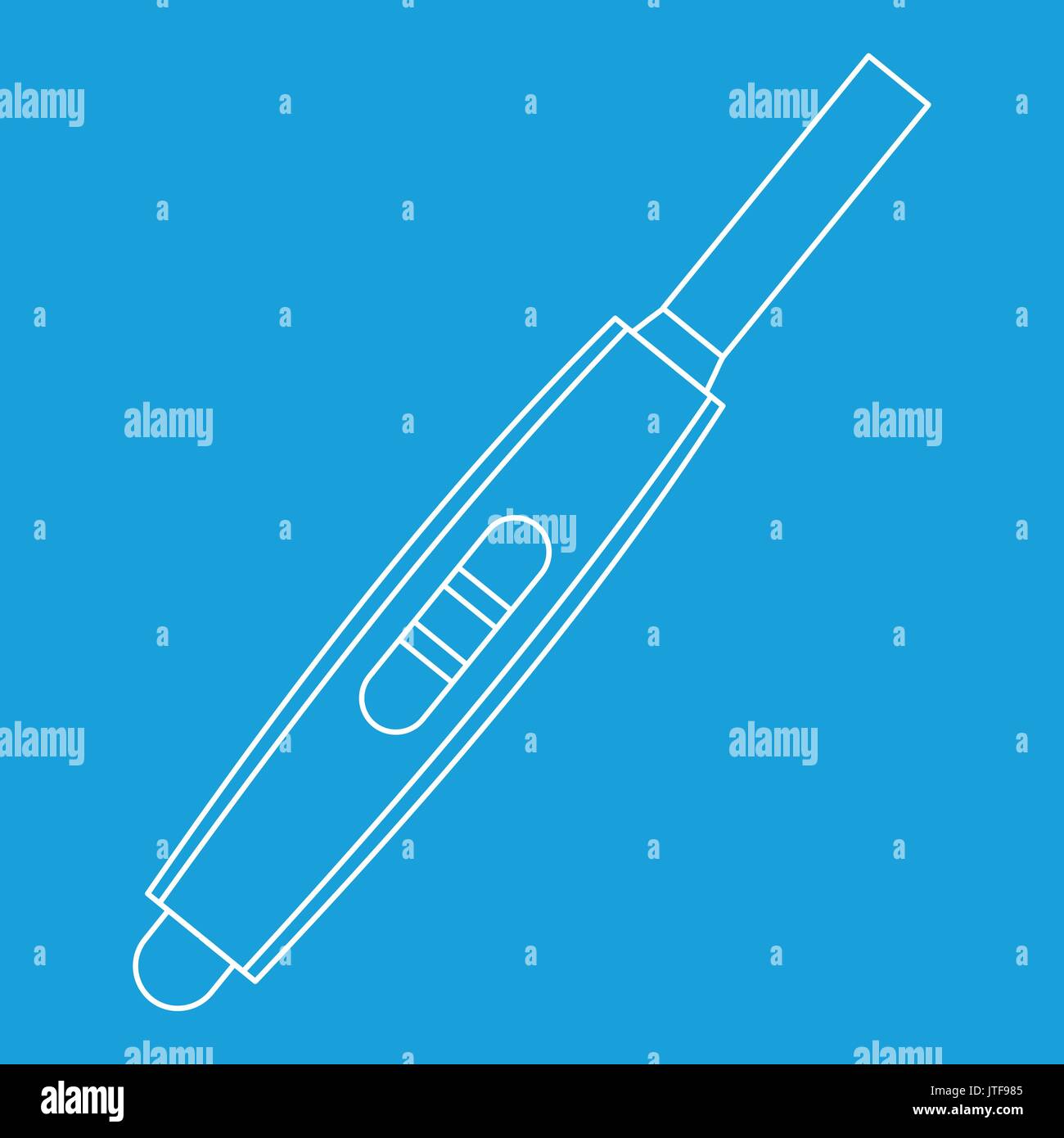 Pregnancy test icon, outline style Stock Vector Image & Art - Alamy