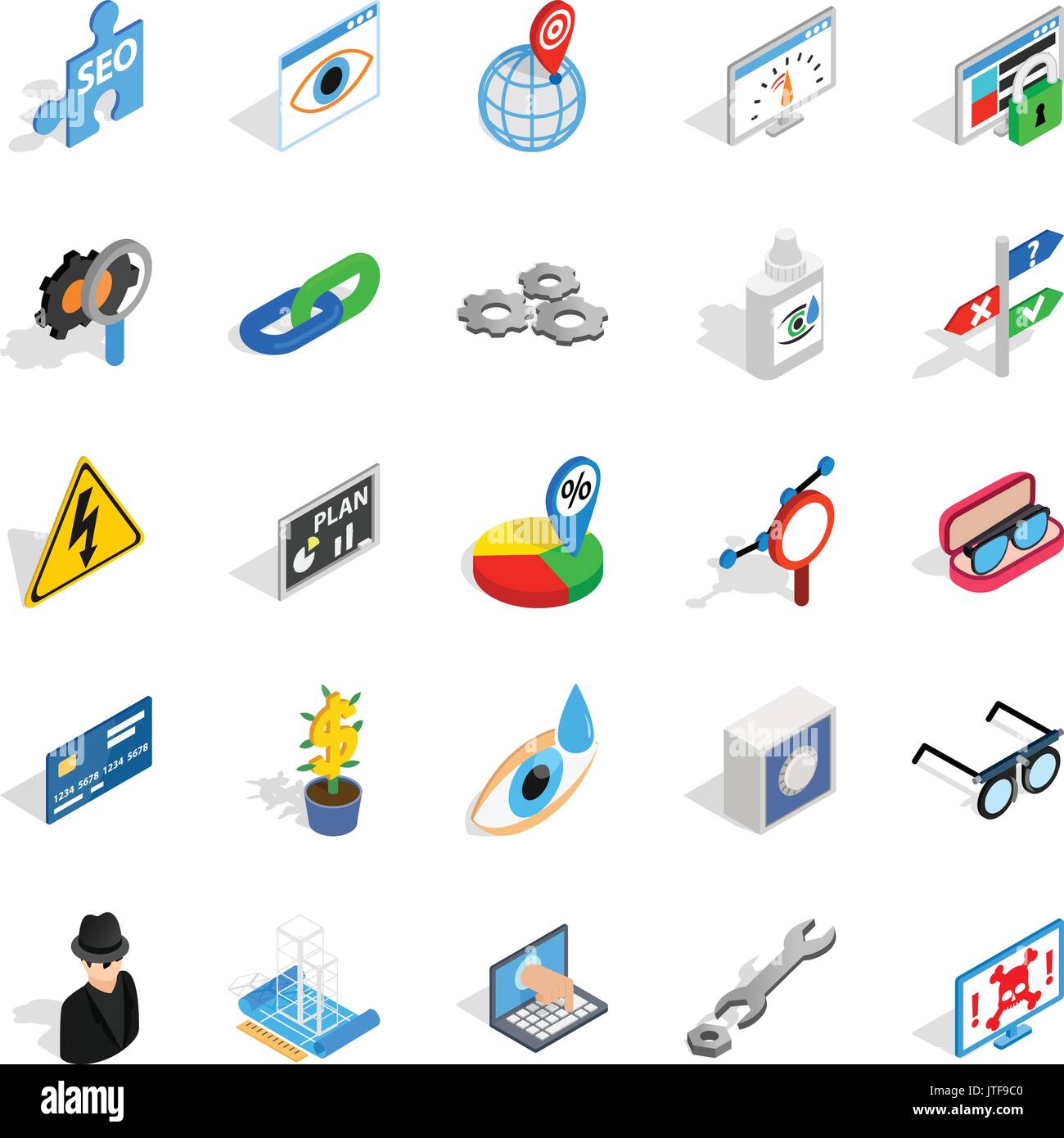 Technology of the future icons set Stock Vector Image & Art - Alamy