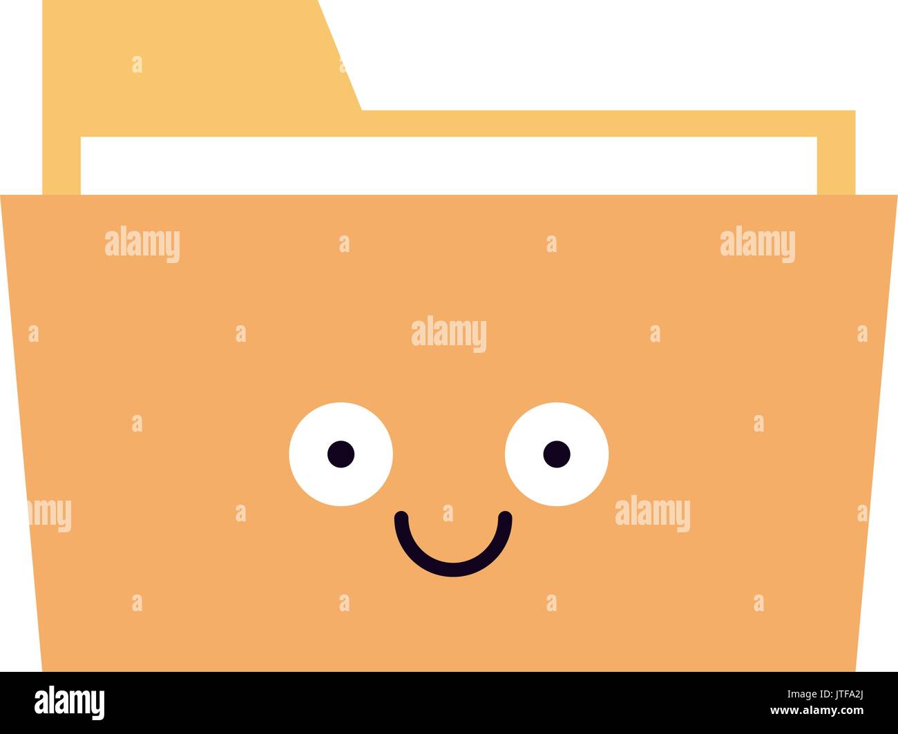 File folder cartoon character Stock Vector Images - Alamy