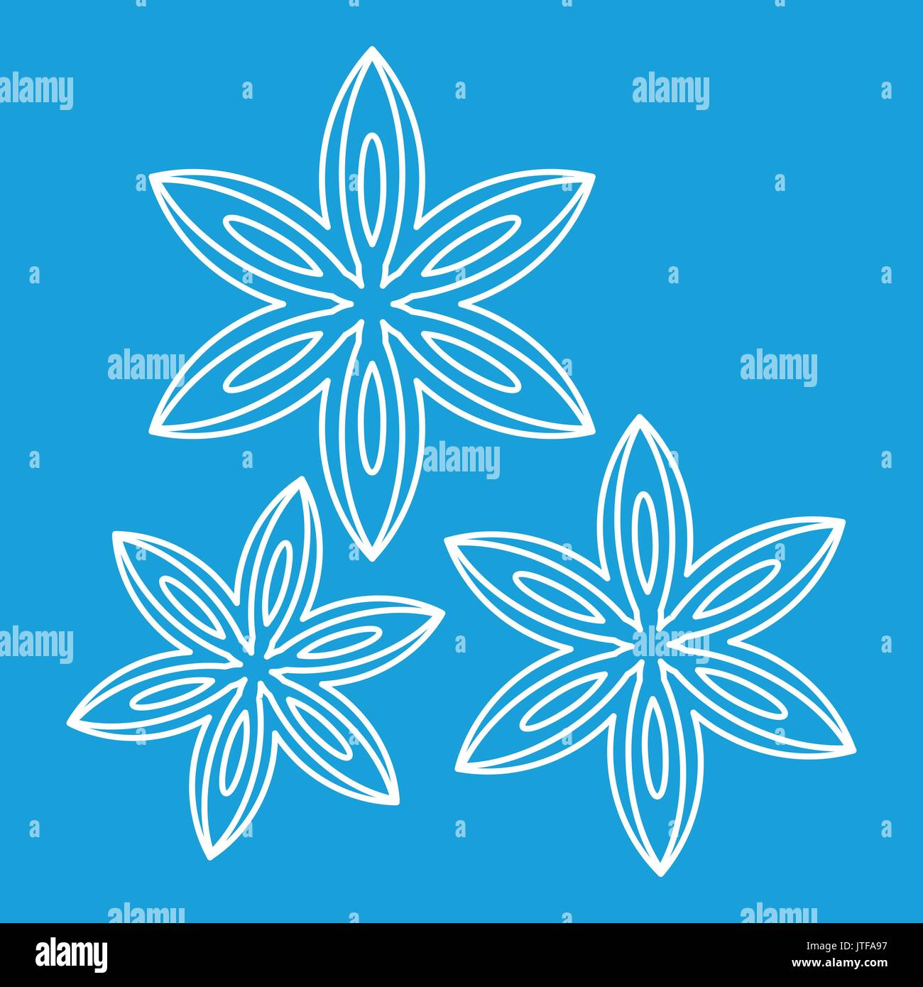 Anise icon, outline style Stock Vector Image & Art - Alamy