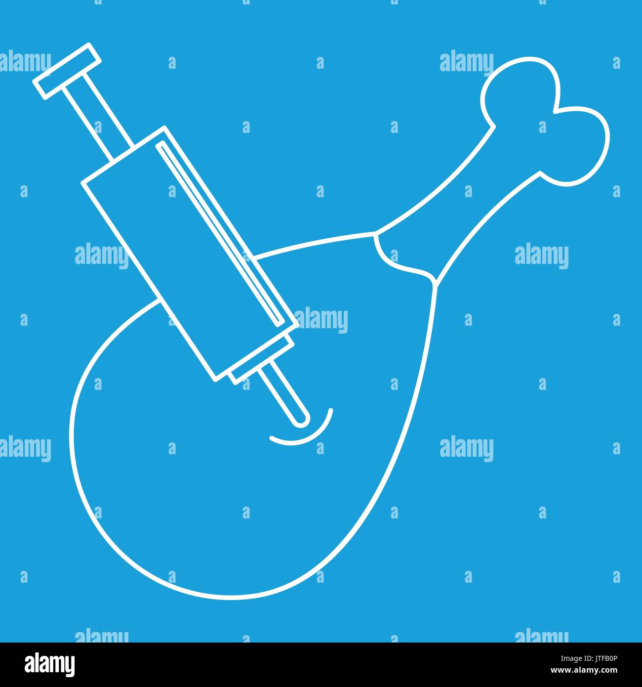 Chicken injection Stock Vector Images - Alamy