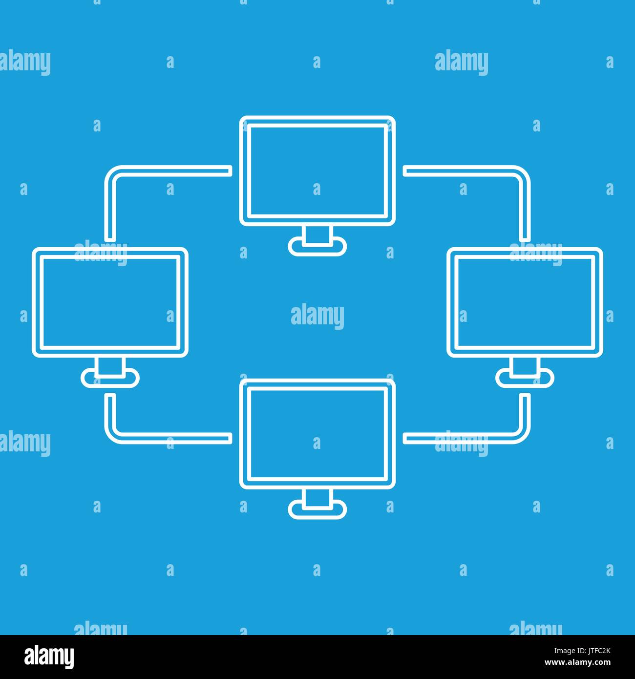 Computer transmission information icon Stock Vector Image & Art - Alamy