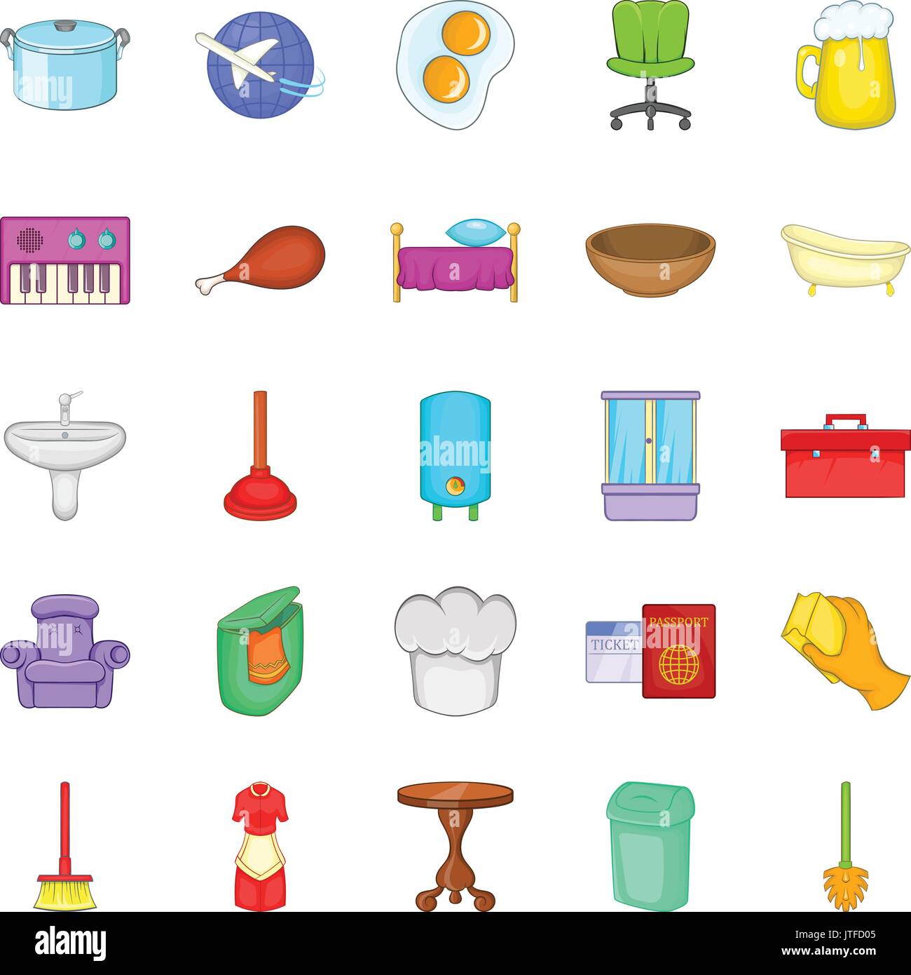 Community icons set, cartoon style Stock Vector Image & Art - Alamy