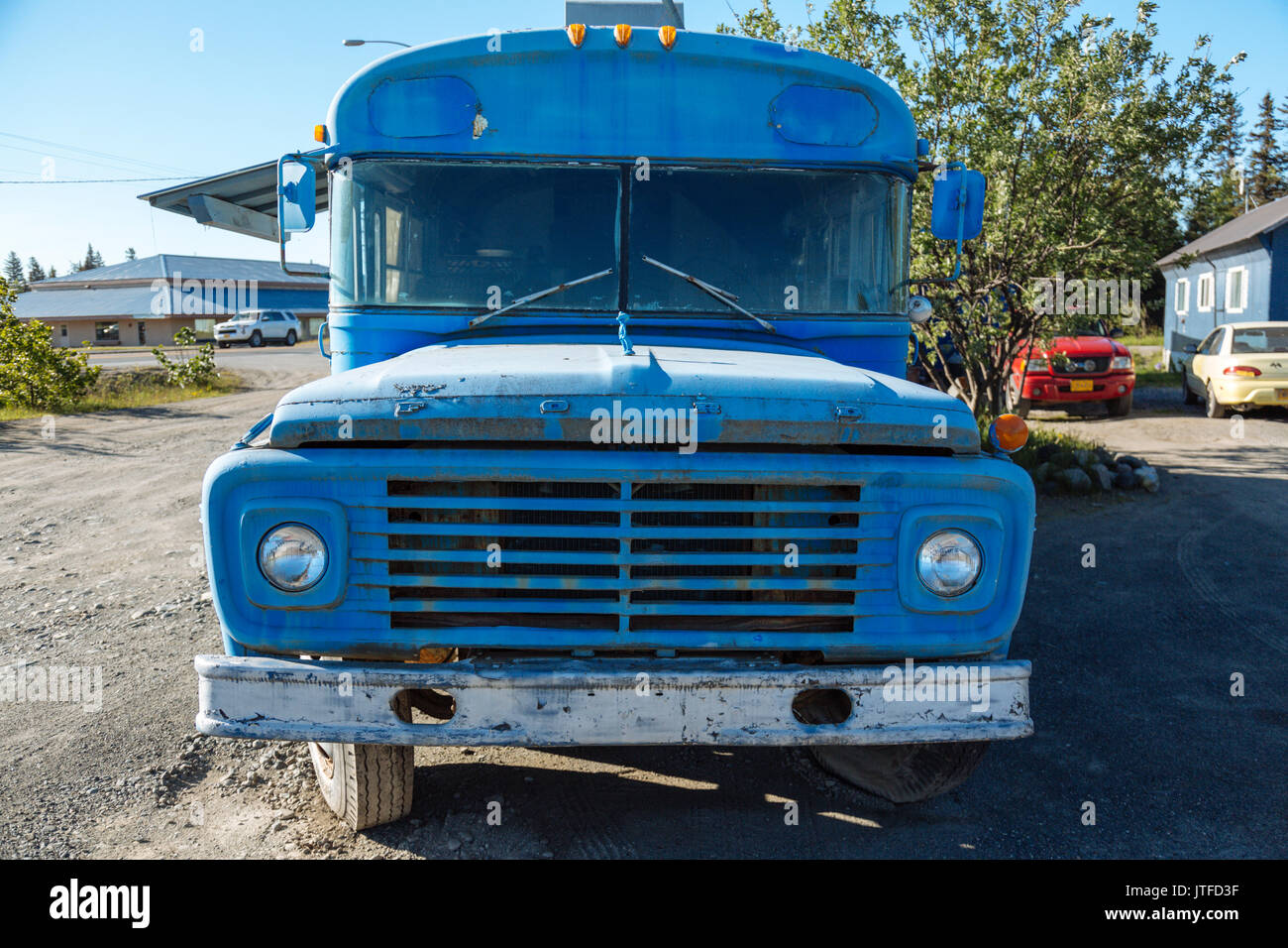 Old ford bus hi-res stock photography and images - Alamy