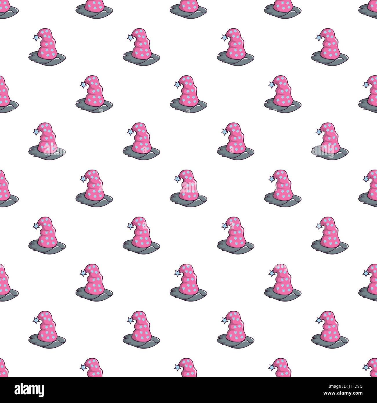Magic witch hat pattern seamless Stock Vector Image & Art - Alamy