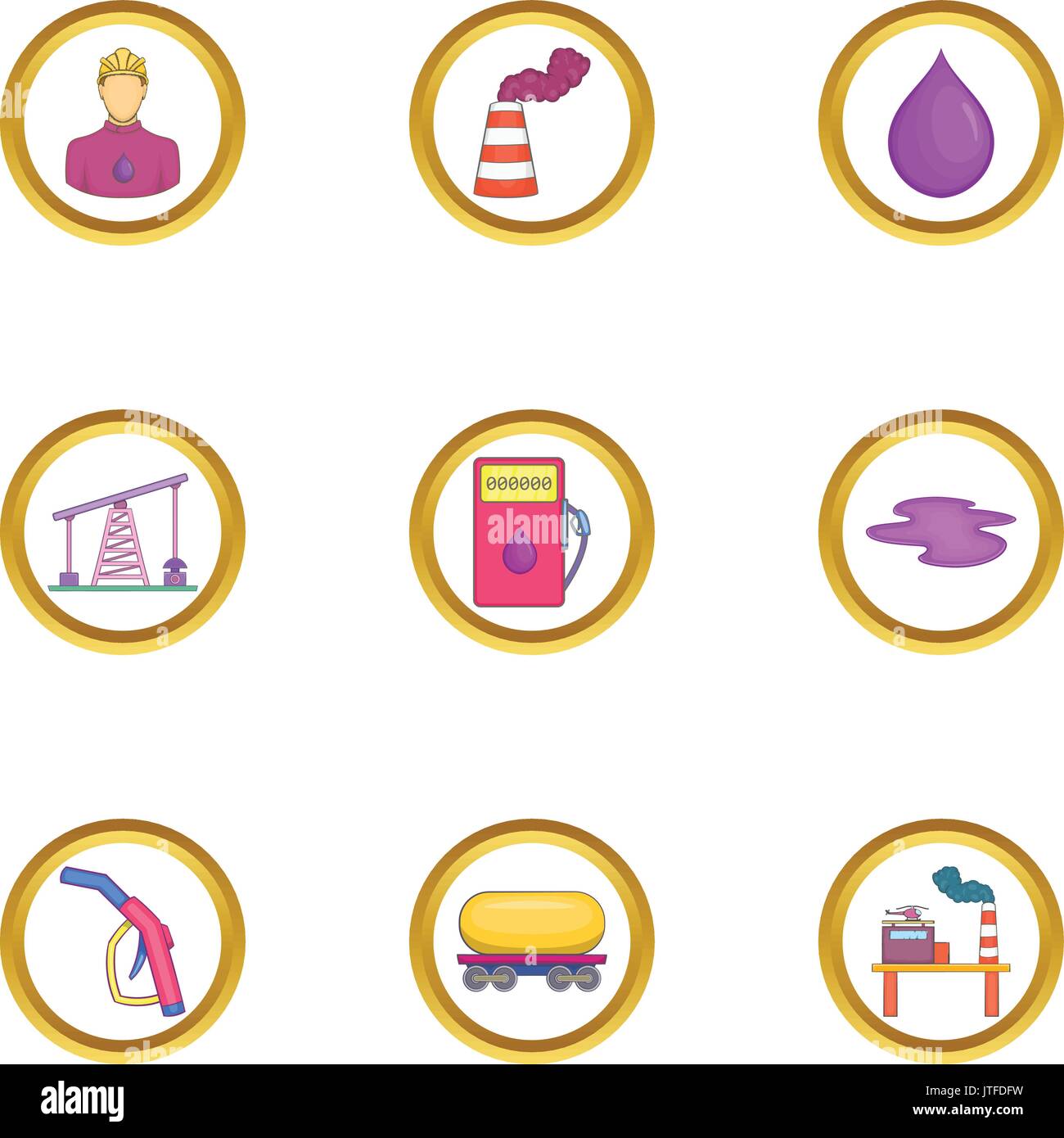 Pump truck production process Stock Vector Images - Alamy