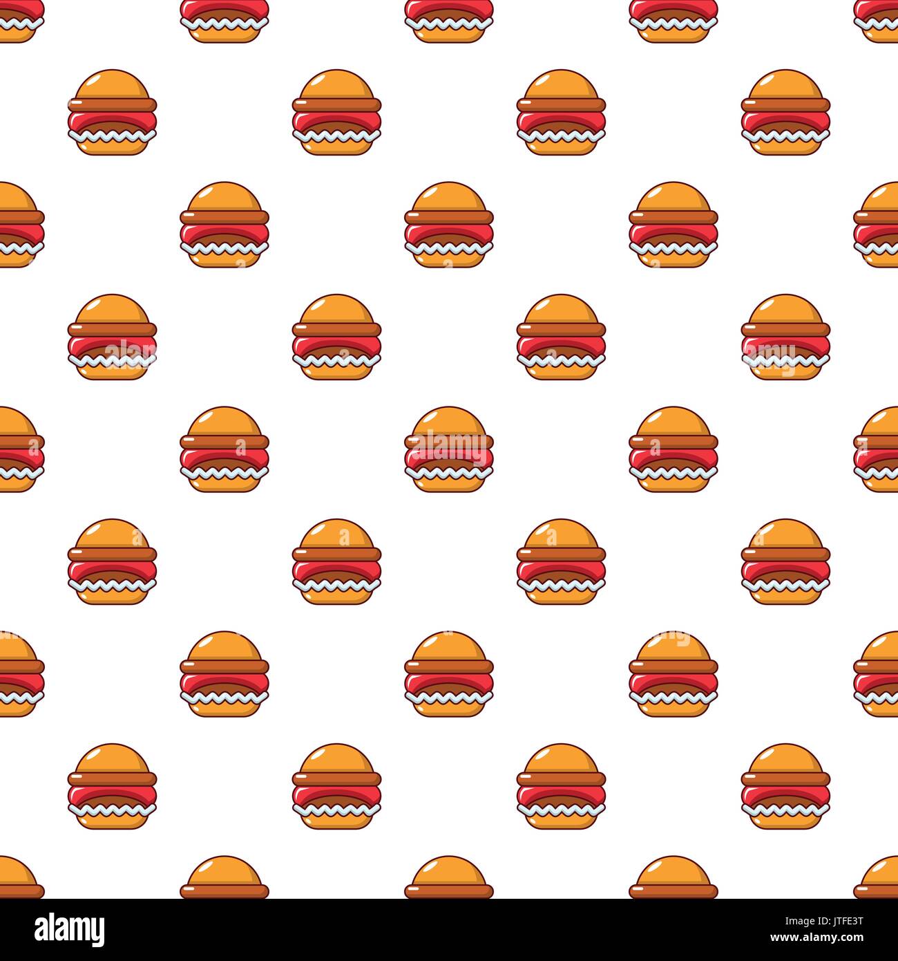 Burger pattern seamless Stock Vector Image & Art - Alamy