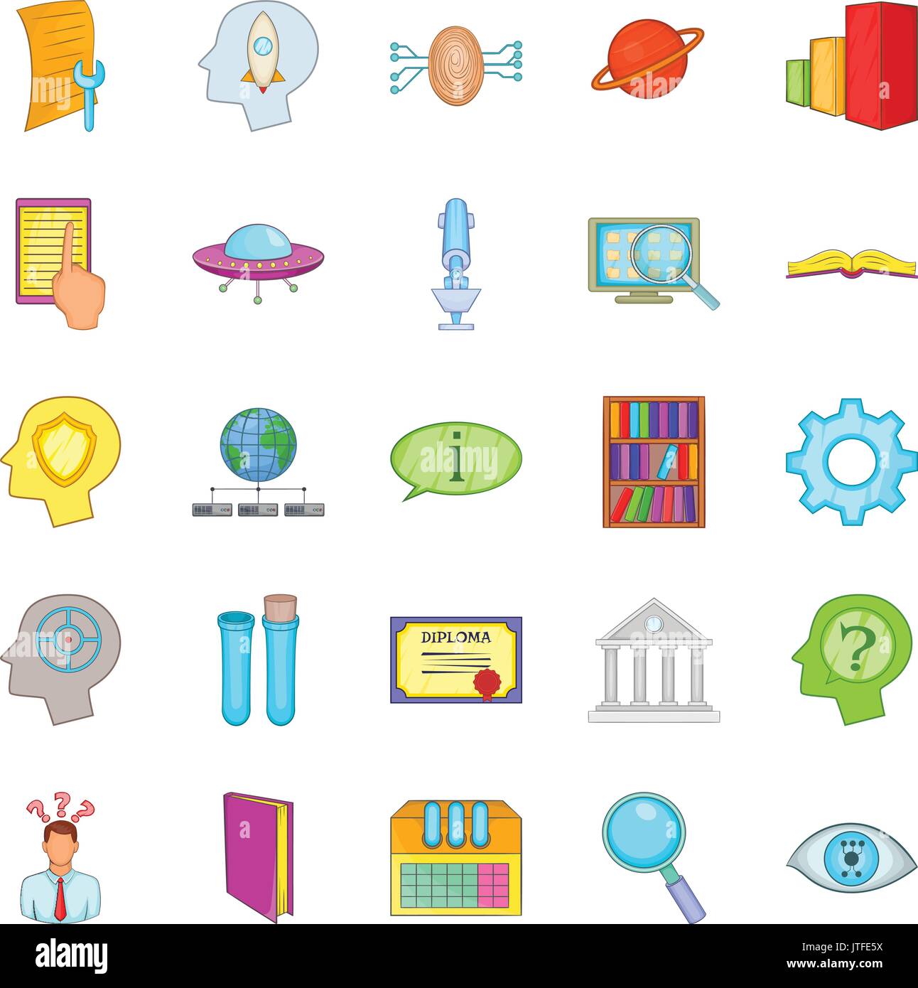 Human power icons set, cartoon style Stock Vector Image & Art - Alamy