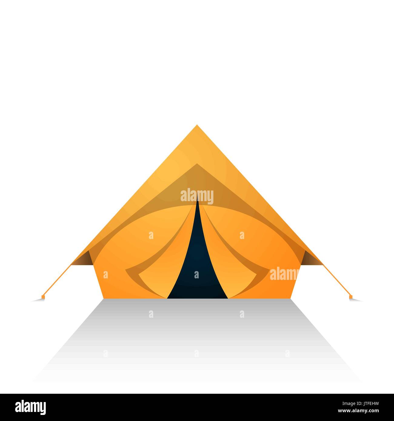 Tent cartoon on the white white background Stock Vector Image & Art - Alamy