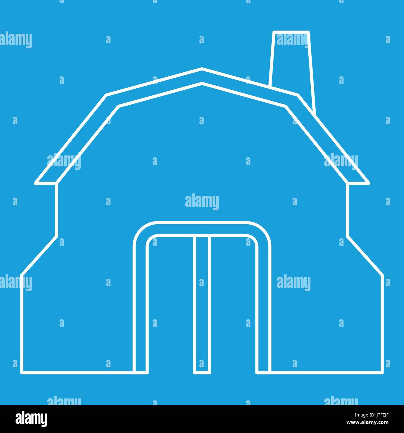 Blacksmith workshop building icon outline Stock Vector Image & Art - Alamy