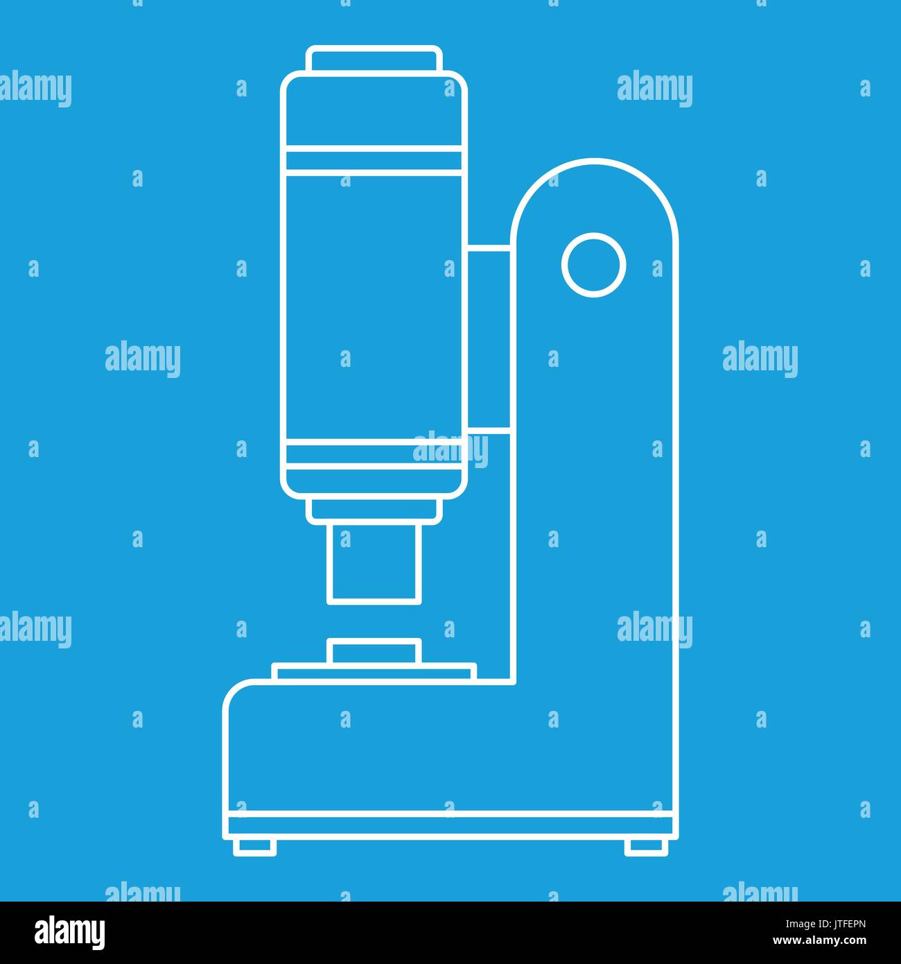 Blacksmith automatic hammer icon outline Stock Vector Image & Art - Alamy