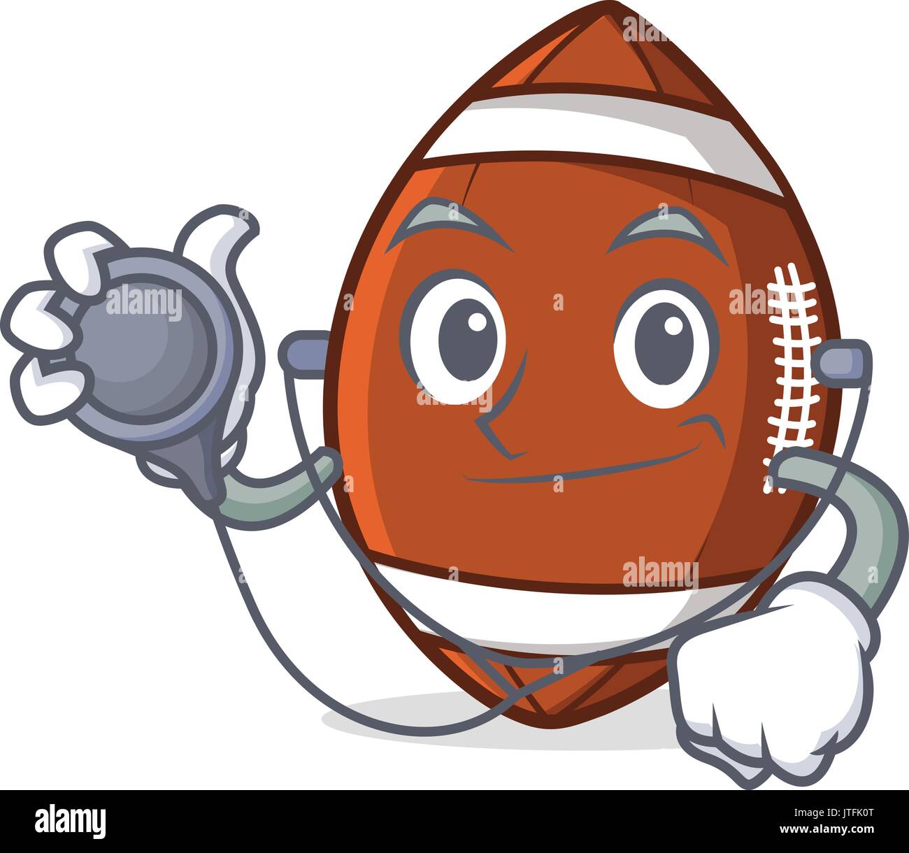 Doctor American football character cartoon Stock Vector Image & Art - Alamy
