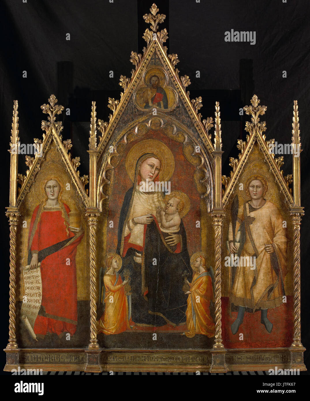 7 Andrea di Cione Orcagna, Madonna and Child with Maria Magdalen and St ...