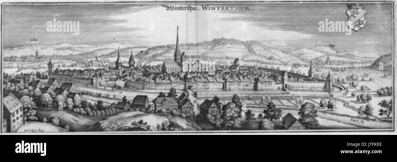 Map of winterthur hi-res stock photography and images - Alamy