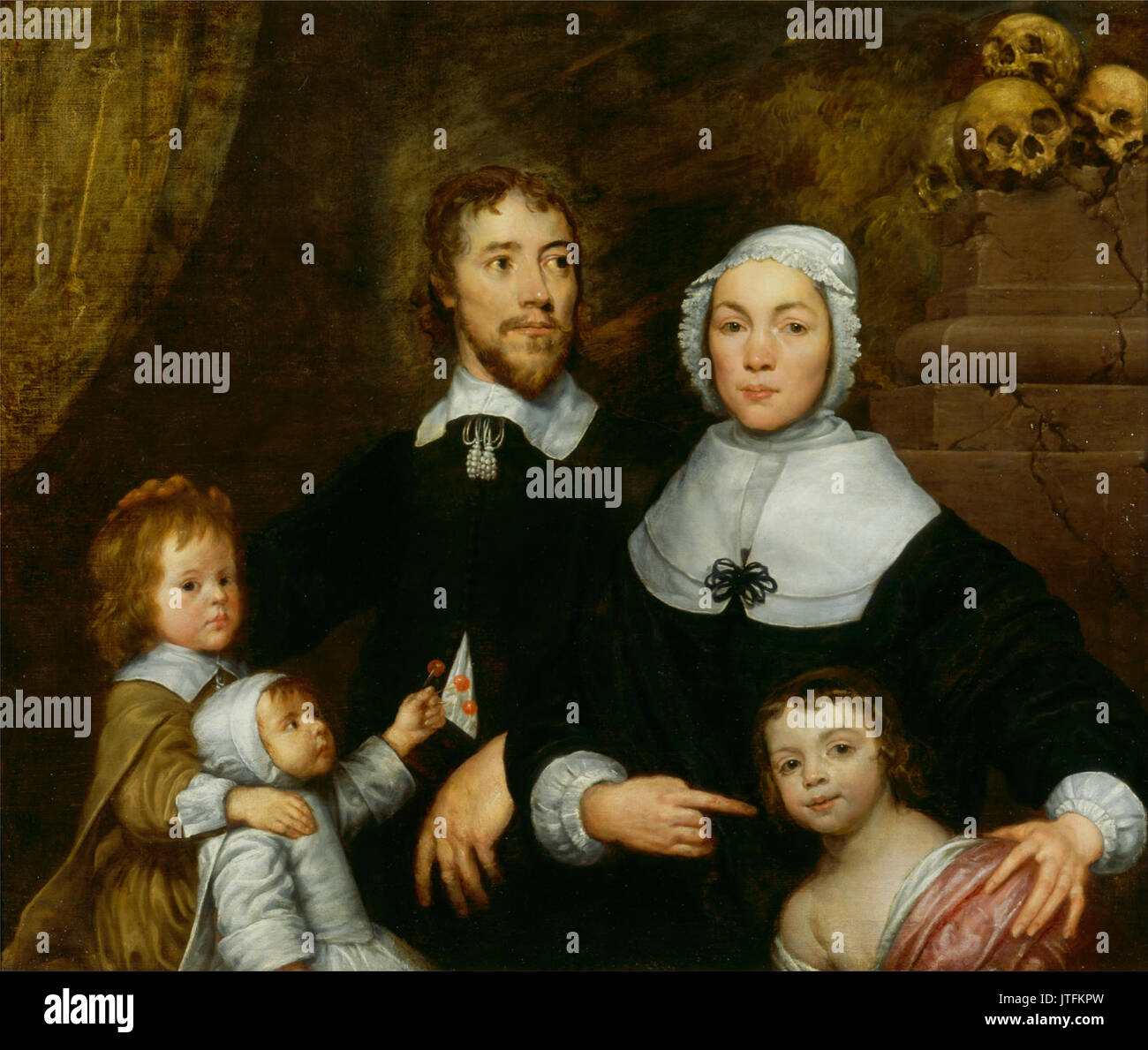 William Dobson Portrait of a Family, Probably that of Richard ...