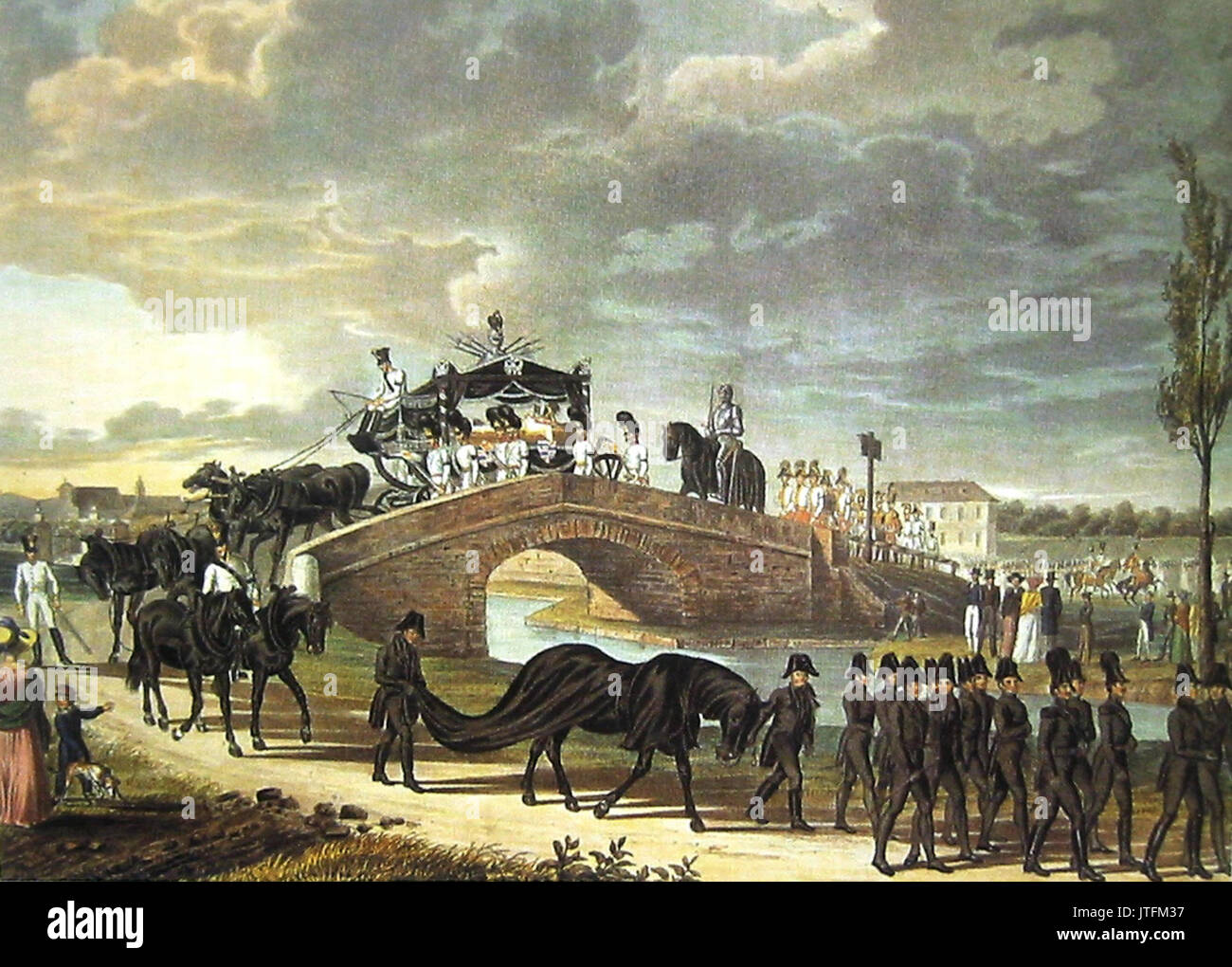 Sankt Marx Leichenzug Kriehuber 1823 Stock Photo - Alamy