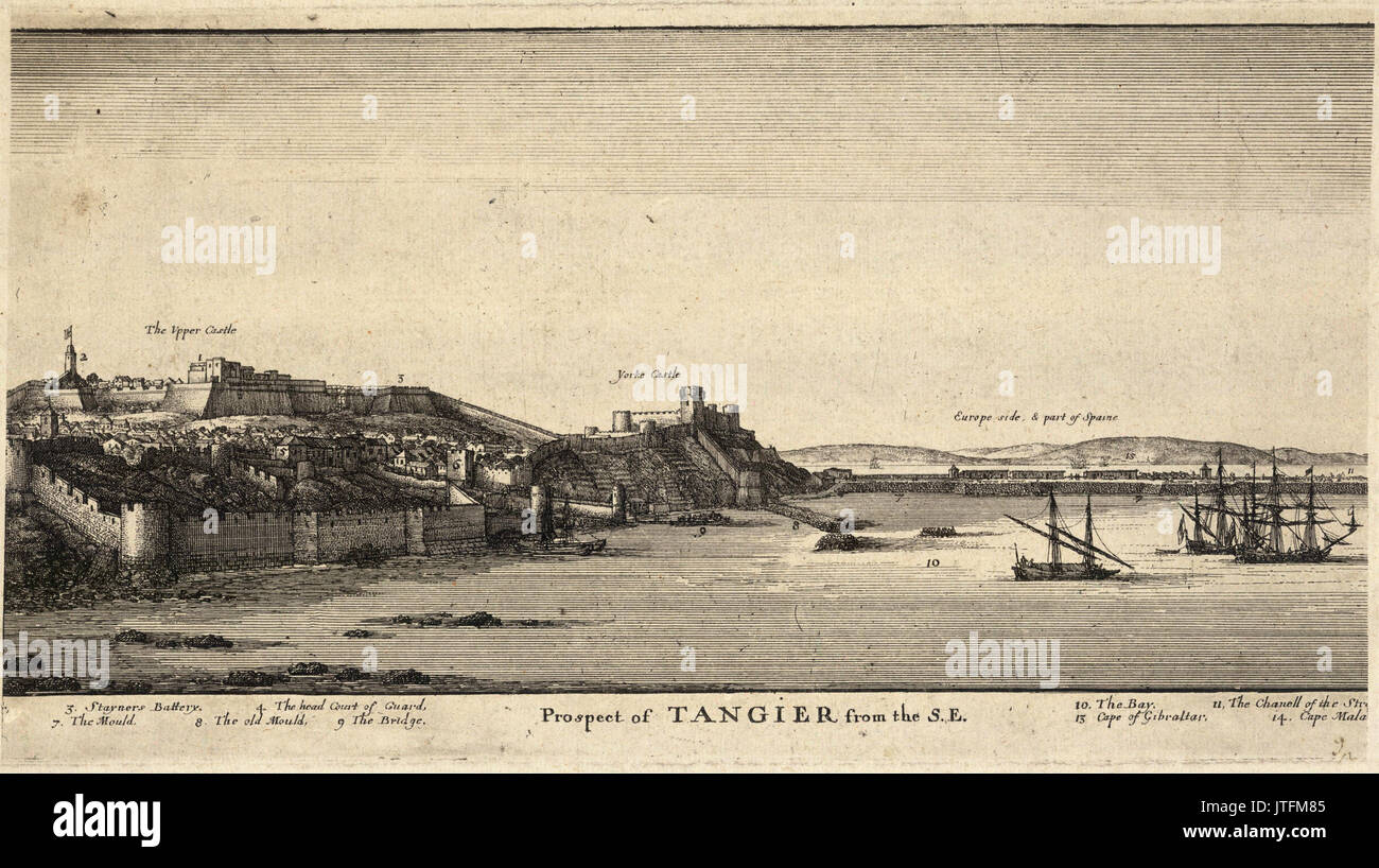 Tangier map city hi-res stock photography and images - Alamy