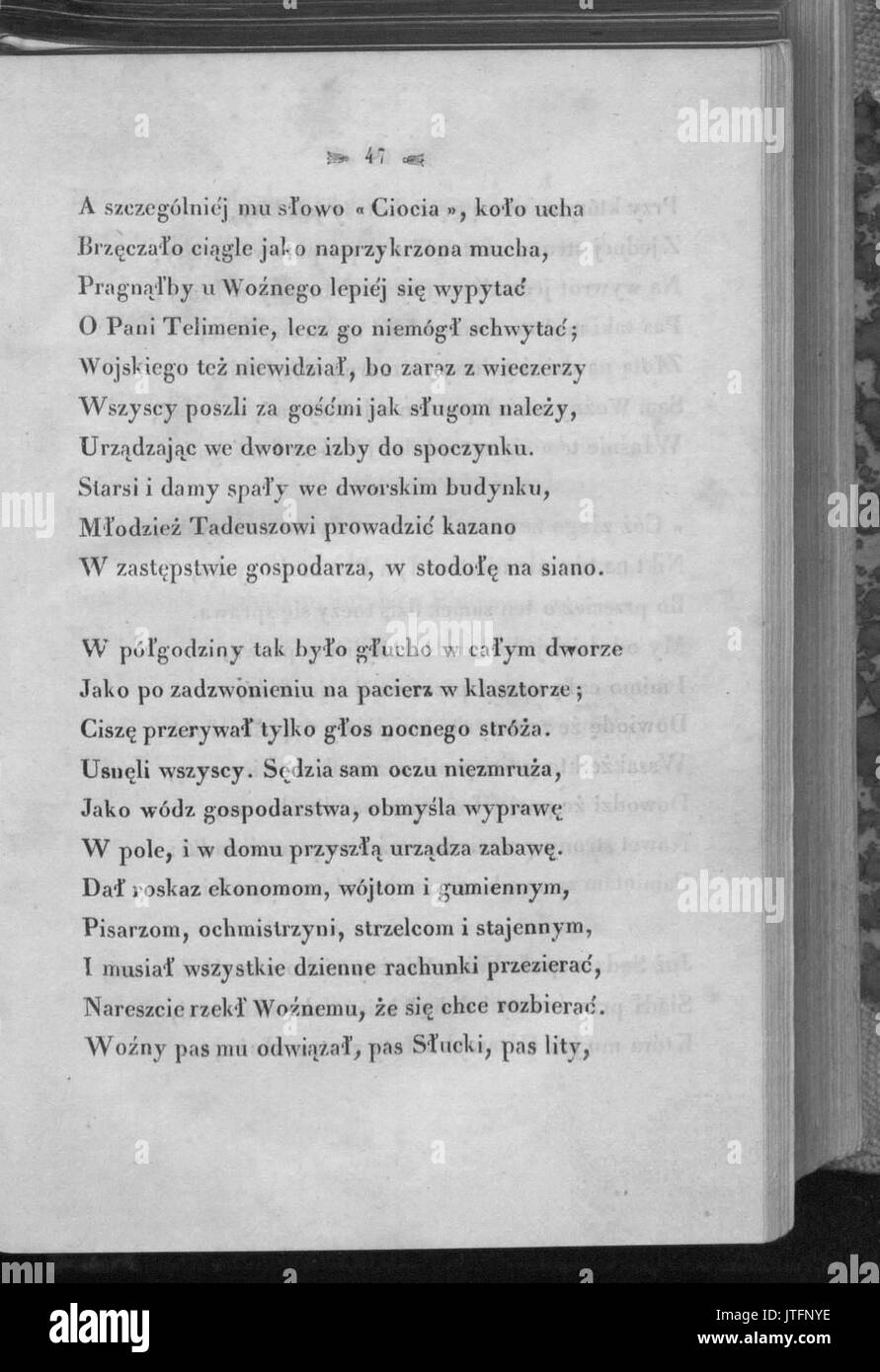 *Pan Tadeusz* by Adam Mickiewicz is a celebrated work of Polish ...