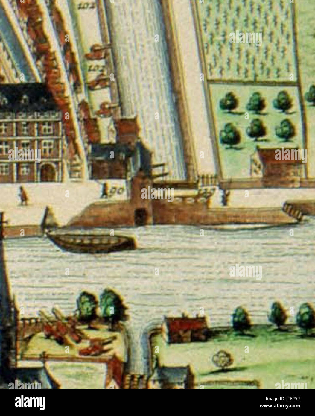 Porte du pont Maghin Stock Photo - Alamy