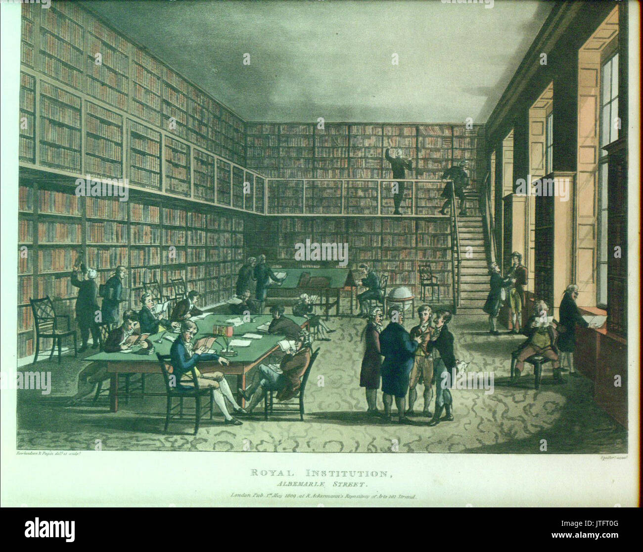 Royal Institution Library Stock Photo - Alamy