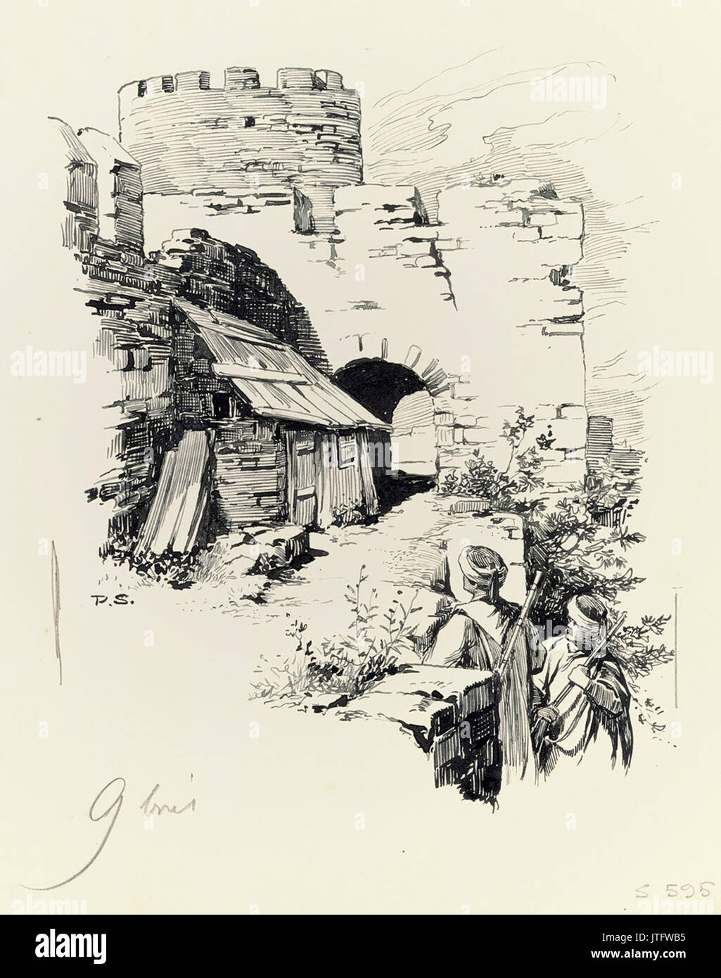 Peter Schnorr In den Schluchten des Balkan Illustration 495 Stock Photo ...