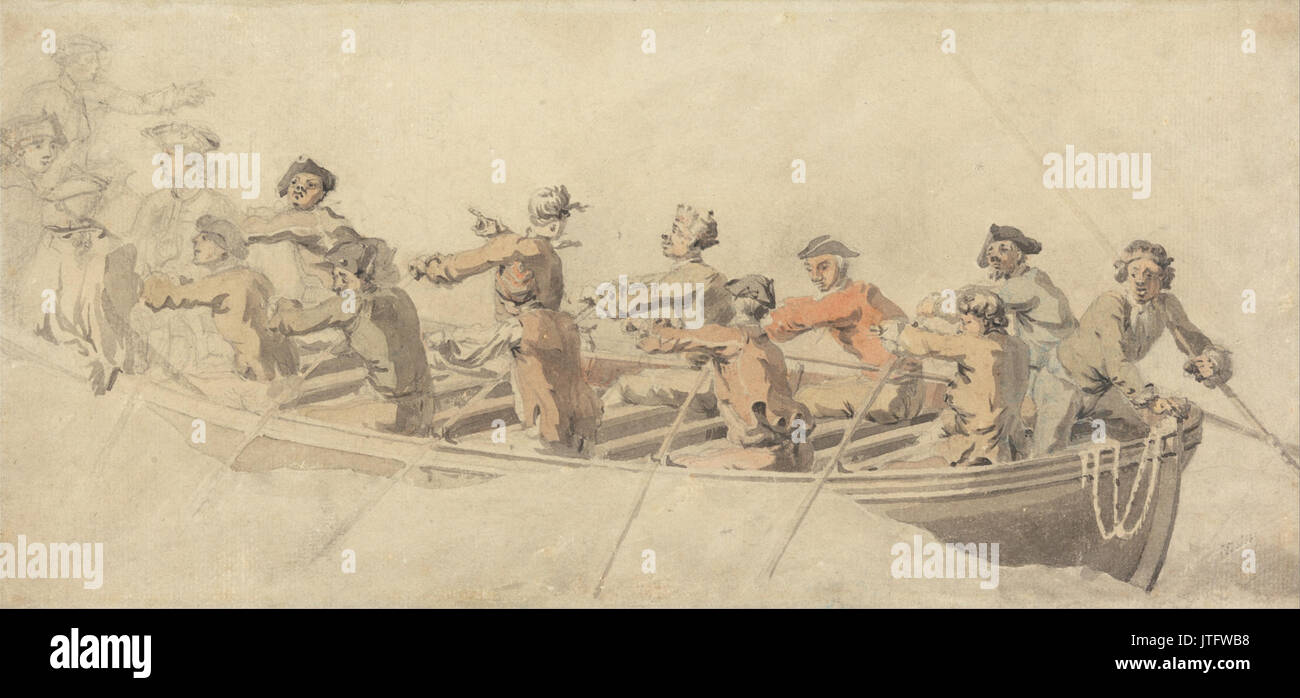 Samuel Scott A Ship's Boat Stock Photo - Alamy