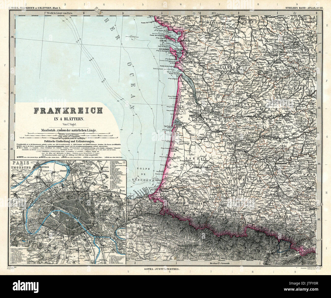 Atlas maps europe hi-res stock photography and images - Alamy