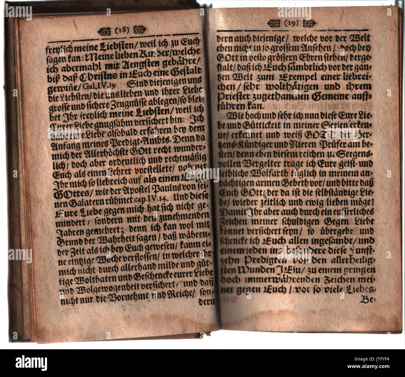 Sammelband Predigten 14 Stock Photo - Alamy