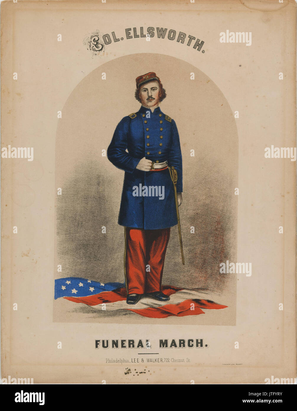 Thomas S. Sinclair, Publisher Lee and Walker Elmer Ellsworth Stock ...