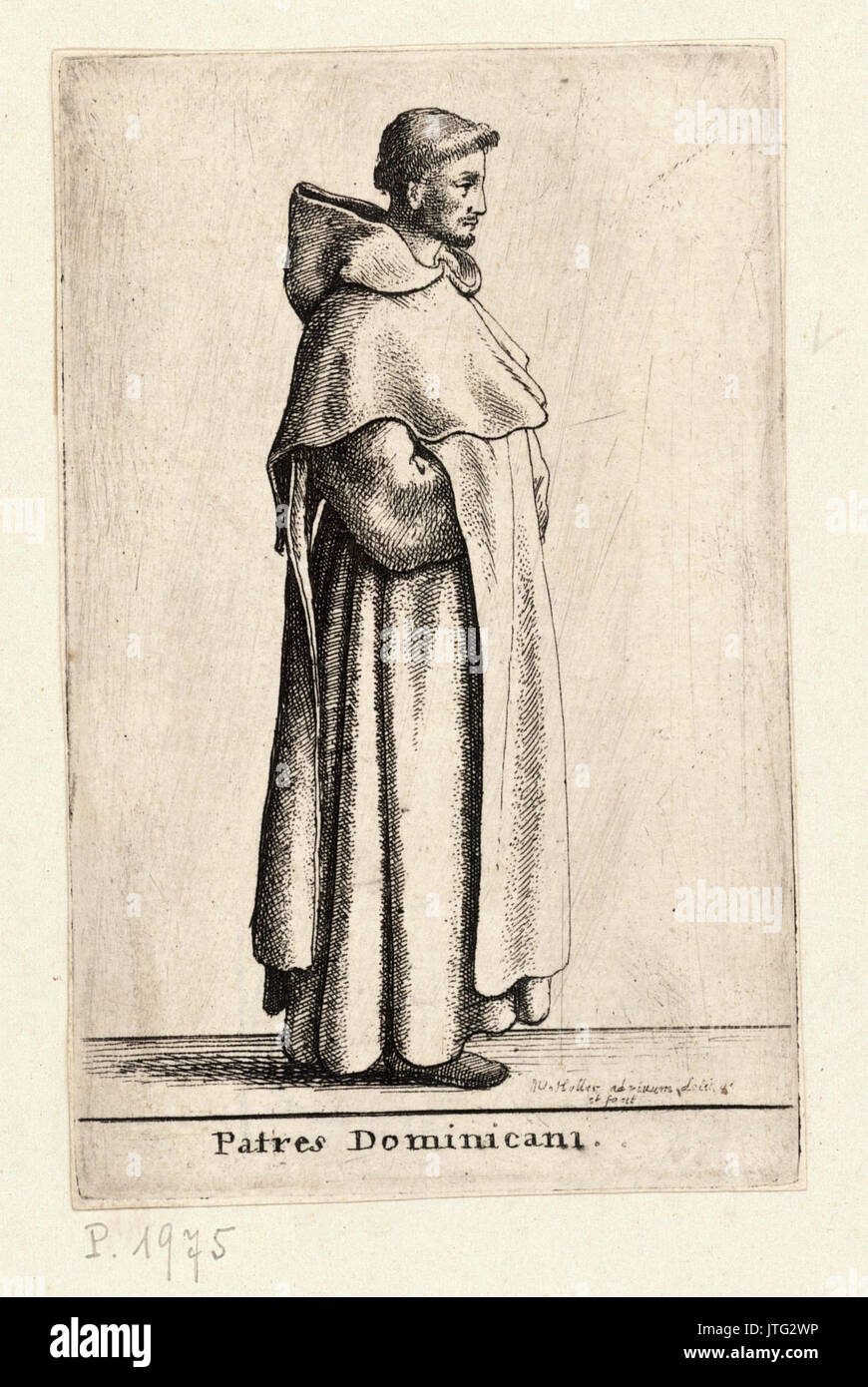 Wenceslas Hollar Patres Dominicani Stock Photo - Alamy
