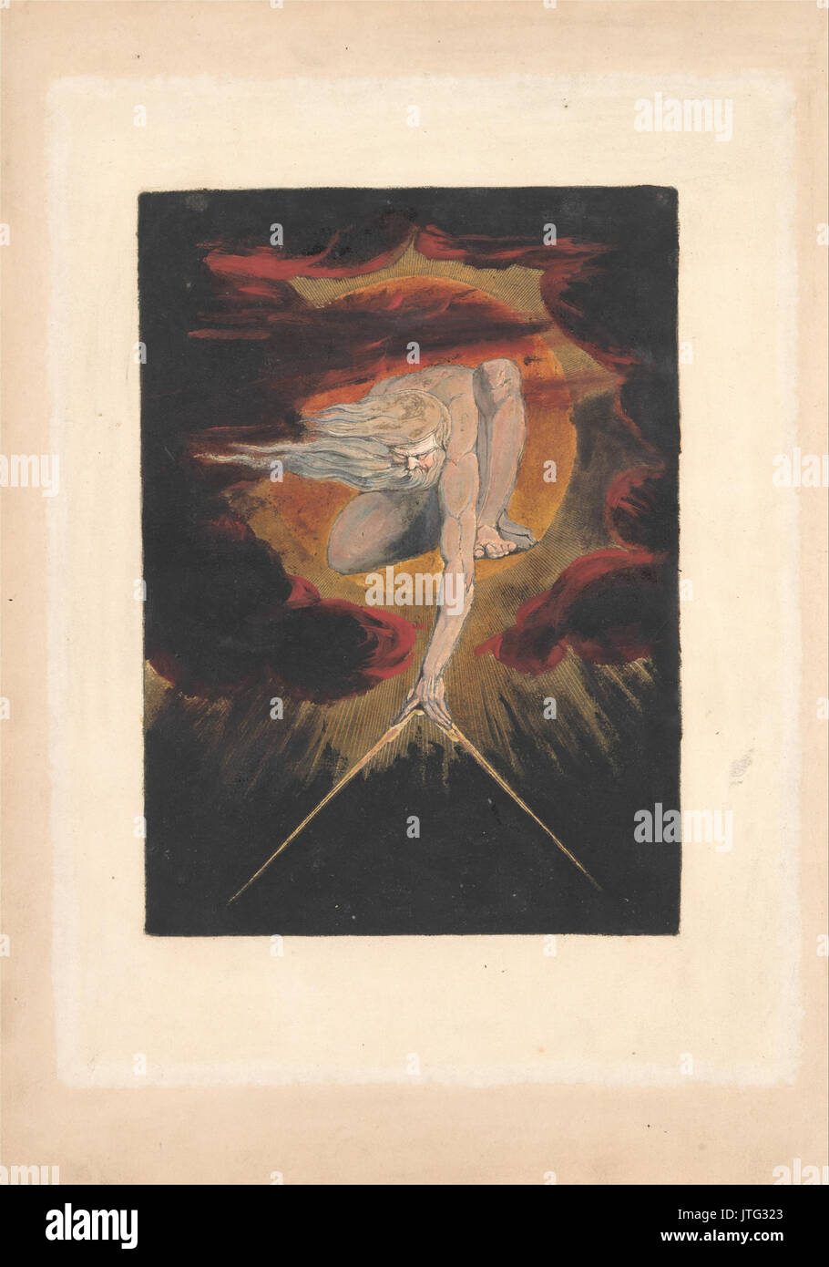 William Blake Europe. A Prophecy, Plate 1, Frontispiece Stock Photo - Alamy