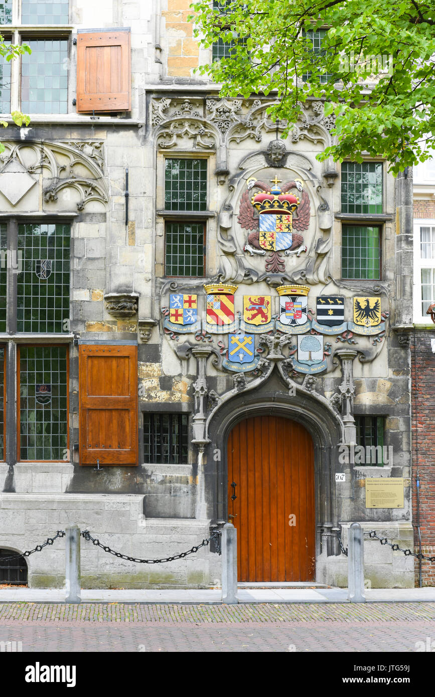 Buildings in Delft, South Holland, The Netherlands Stock Photo - Alamy