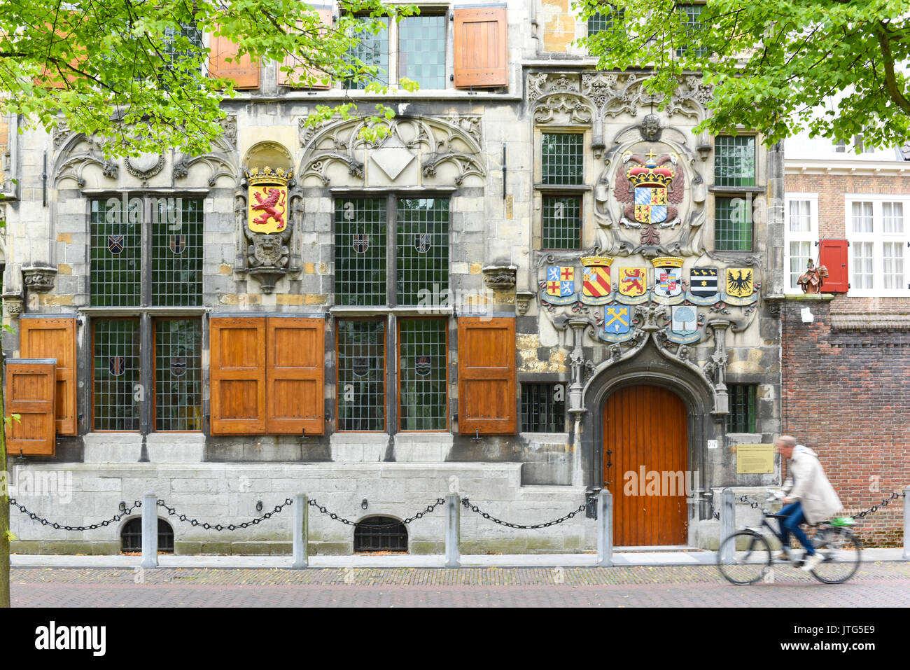 Buildings in Delft, South Holland, The Netherlands Stock Photo - Alamy