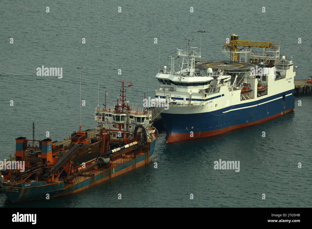 Ships I Portland harbour,Dorset,UK Stock Photo - Alamy