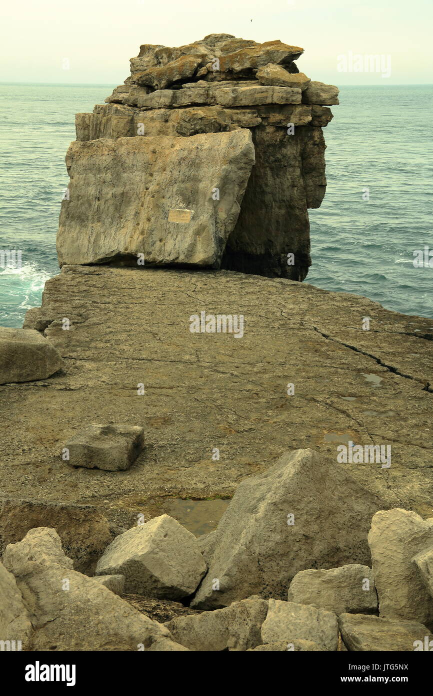 Pulpit Rock,Portland Bill,Dorset,UK Stock Photo - Alamy