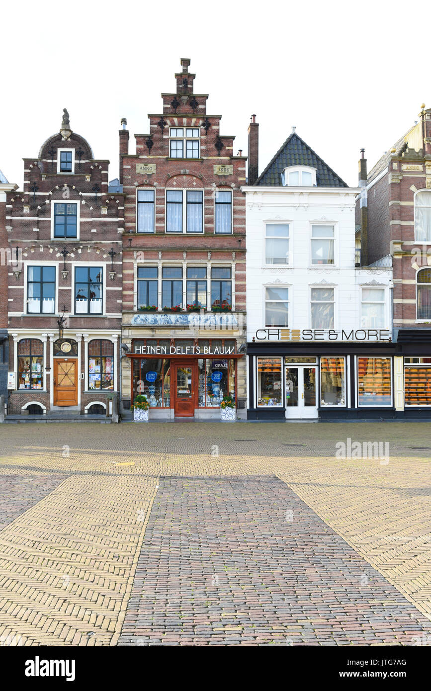 Buildings in Delft, South Holland, The Netherlands Stock Photo - Alamy