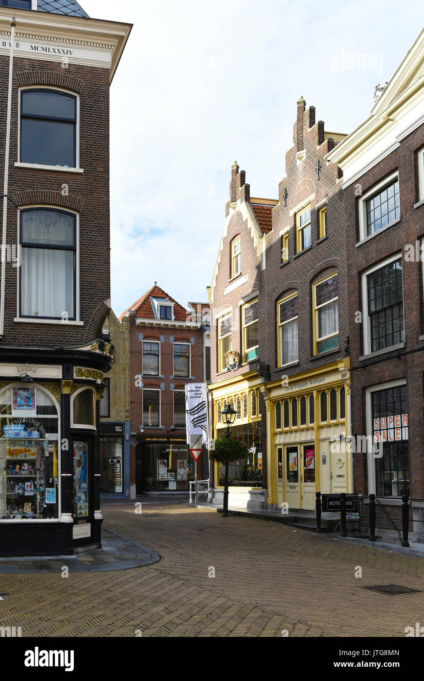 Buildings in Delft, South Holland, The Netherlands Stock Photo - Alamy
