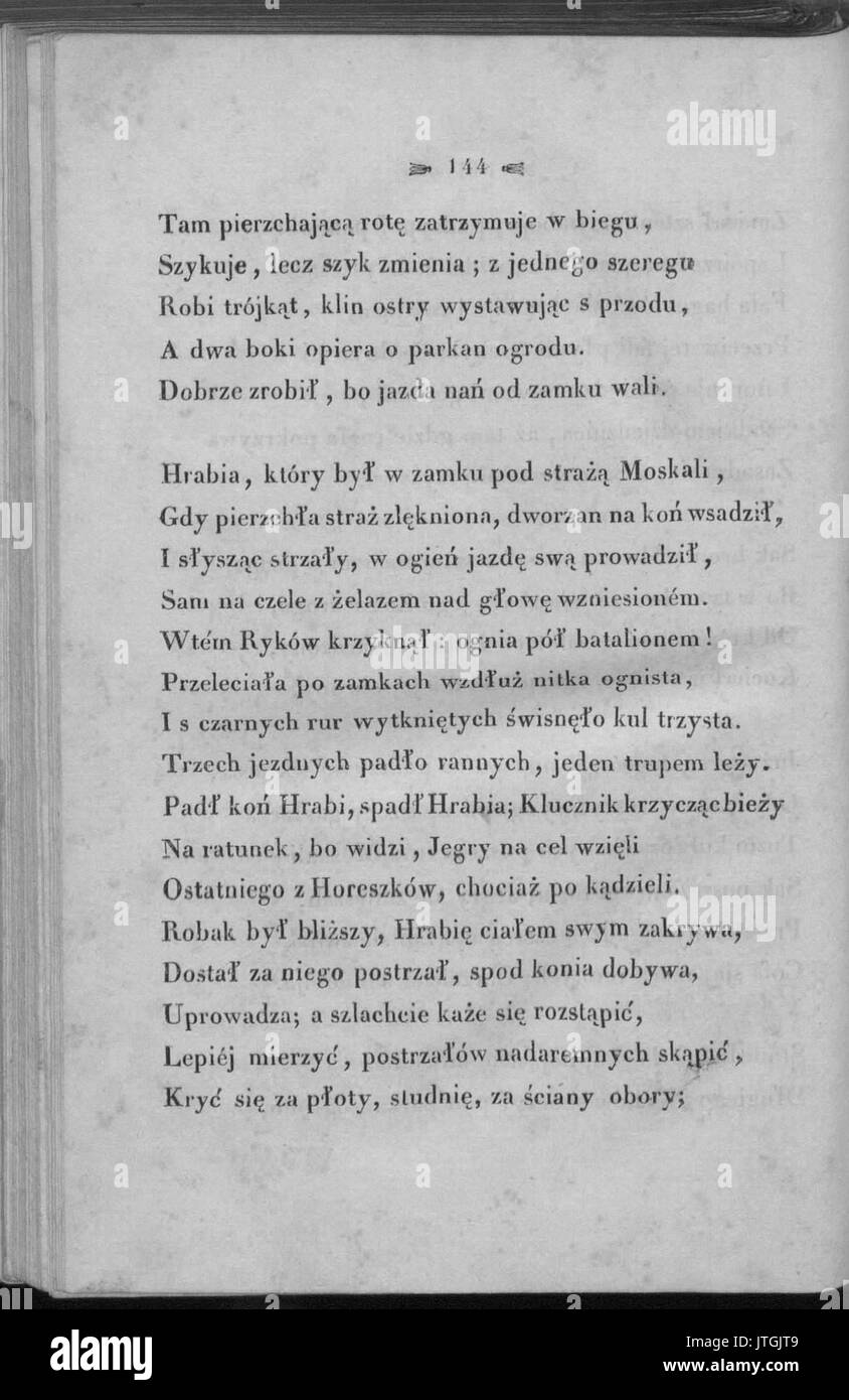 Pan tadeusz Black and White Stock Photos & Images - Alamy