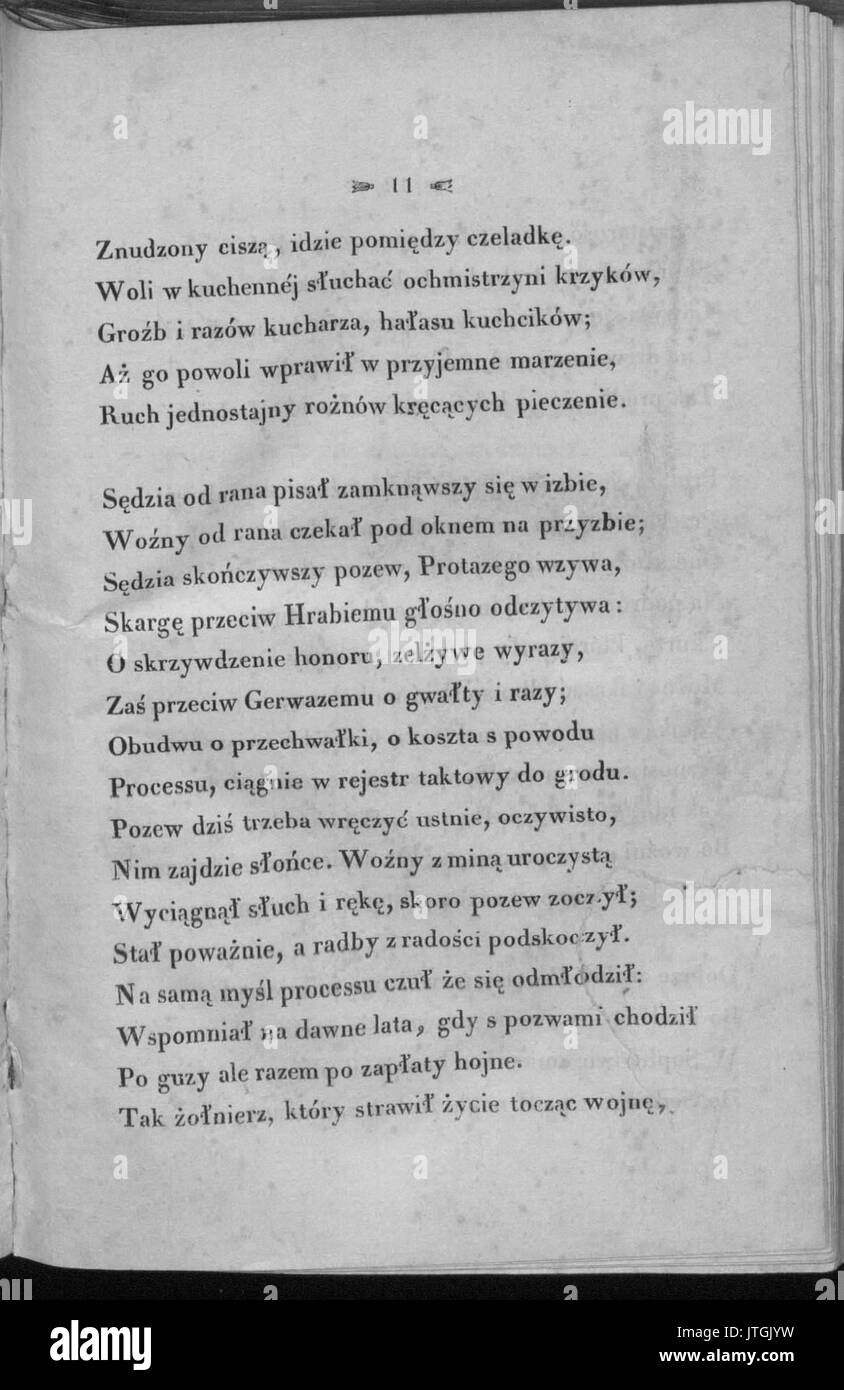 This is a scene from Adam Mickiewicz's famous epic poem 'Pan Tadeusz ...