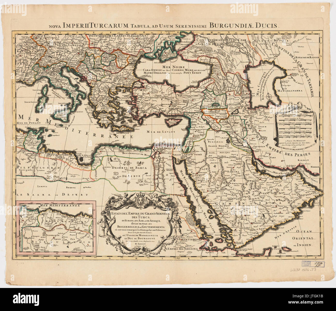 Old map of the ottoman empire hi-res stock photography and images - Alamy